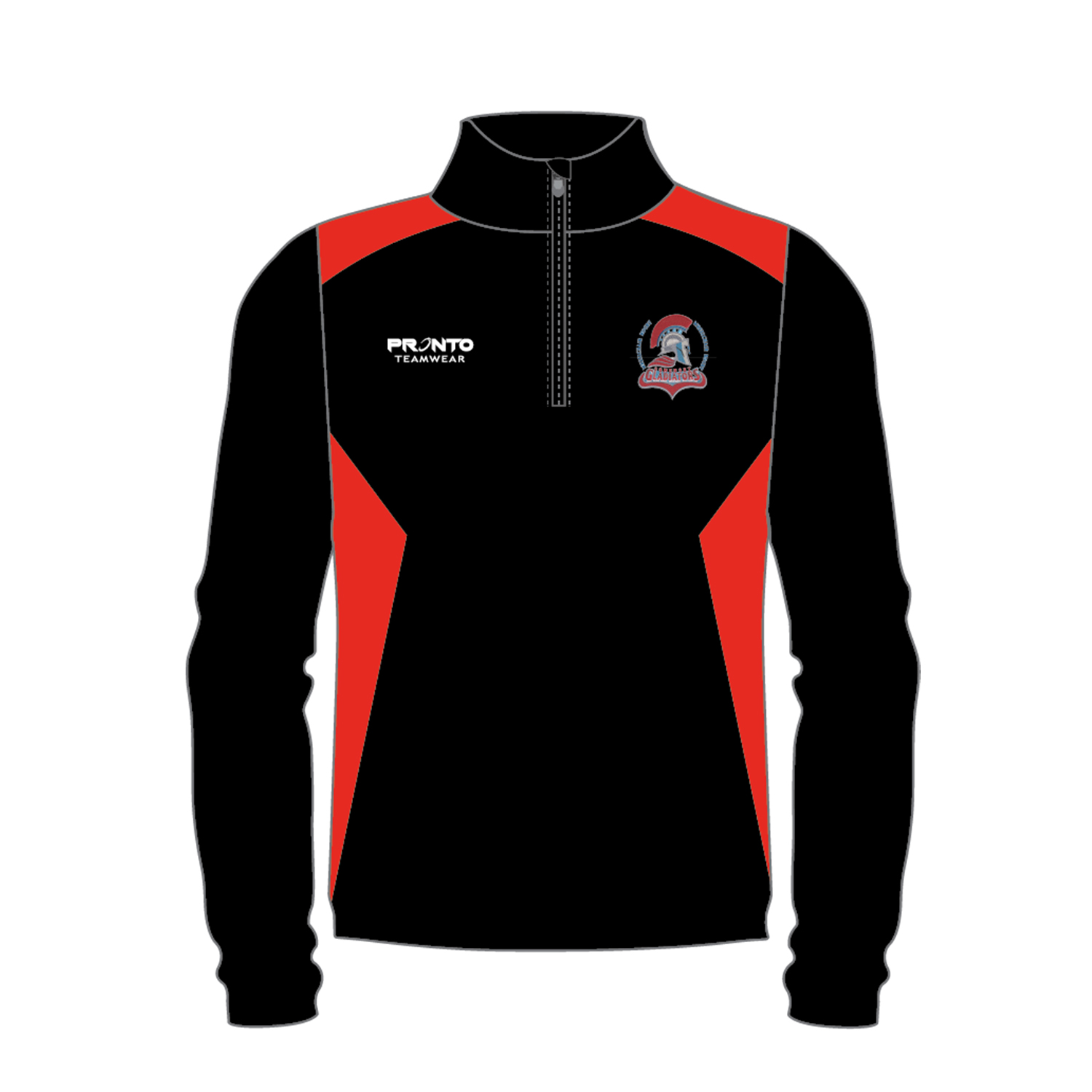 Gladiators Classic 1/4 Zip Mid-Layer Top - Pronto Teamwear